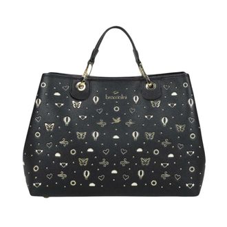 Braccialini Femme, Sacs, Noir, Taille: ONE Size Beth Strass Handbag L