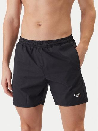 HUGO BOSS Badeshorts Swordfish 50554613 Schwarz Regular Fit