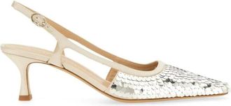 Roberto Festa Milano Hohe Schuhe - Seville Slingback - Gr. 36 (EU) - in Silber - für Damen