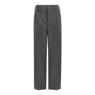 Ami Wide Hosen - - Trousers - Damen - Grau - XS