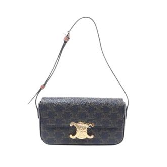 Celine Pre-owned Triomphe Claude Shoulder Bag - Femme - Pre-owned - Brun - Taille: ONE Size