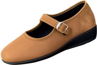 Generic Chaussures Mary Jane respirantes et d&eacute;contract&eacute;es pour femme - Bout rond - &Eacute;l&eacute;gantes - Talon compens&eacute; - L&eacute;g&egrave;res - Classiques et confortables - Pour la