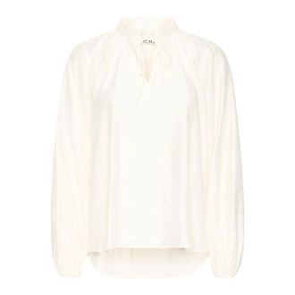 Ichi Ihkarlani LS Bluse - - Blouses & Shirts - Damen - Wei&szlig; - L