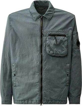 C.P. Company C.p. Company, Homme, Vestes, Bleu, Taille: XL Surchemise