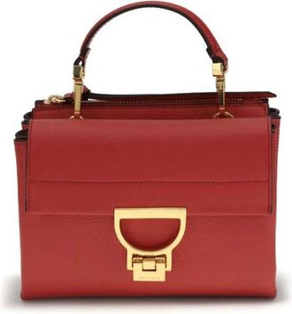 Coccinelle Femme, Sacs, Rouge, Taille: ONE Size Bos Taurus Shoulder Bag