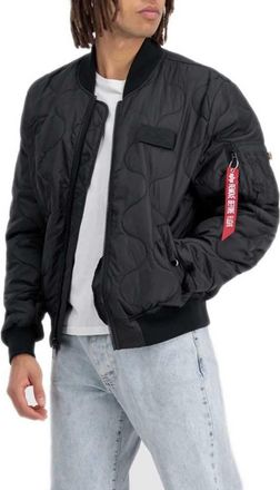 Alpha Industries MA-1 ALS Bomberjacke f&uuml;r Herren Black