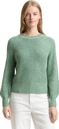 Tom Tailor Strickpullover mit leichten Ballon&auml;rmeln