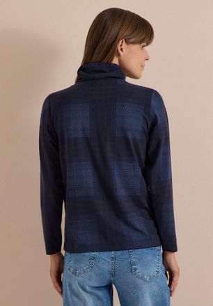 Cecil Langarmshirt aus softem Materialmix