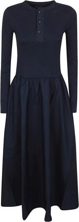 Polo Ralph Lauren Femme, Robes, Bleu, Taille: 38 FR Henley Dress
