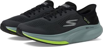 Skechers Go Walk Max Walker Next Generation Sneaker f&uuml;r Herren, Anthrazit und Schwarz Textil-Synthetik, 41.5 EU
