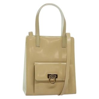 Ferragamo Pre-owned Leder Handtaschen - - Pre-owned - Damen - Beige - ONE SIZE