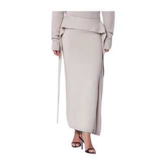 Entire studios Langer Rock - - Skirts - Damen - Grau - M/L