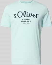 s.Oliver Red Label Regular Fit T-Shirt aus reiner Baumwolle