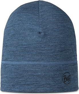 Buff | Merino Lightweight Mütze Homme Femme Adulte, Echarpe multifonctionnelle, 100% Laine mérinos, Randonnée, Outdoor, Durable, Légère, Fine, Taille Uniqu