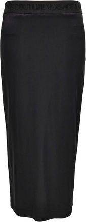 Versace Jeans Couture Femme, Jupes, Noir, Taille: 38 FR Midi Skirt