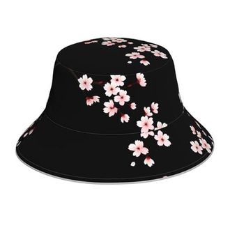 Generic Chapeau De Godet Impression De Cerises Tombantes Chapeaux De Soleil De Plage Respirant &Eacute;t&eacute; Bonnet De Soleil, pour Sports, Plage, Le Camping, 56-58cm