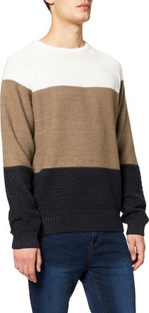 Only & Sons Herren ONSKEREM Life Knit SL 0635 Pullover, Cloud Dancer, XS