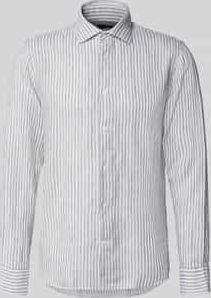 Matinique Modern Fit Freizeithemd aus Leinen mit Kentkragen