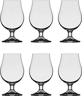 St&ouml;lzle Verres &agrave; Bi&egrave;re Berlin Set de 6 x 390 ml - Verres Tulipe &Eacute;l&eacute;gants en Cristal pour Pils et Bi&egrave;res Artisanales - Verres Robustes Fabriqu&eacute;s en Allemagne -
