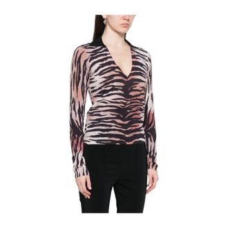 Pinko Pinko, Femme, Tops, Multicolore, Taille: 38 FR Erosione Long Sleeve Top