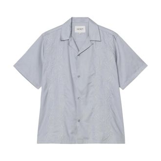 Carhartt Work in Progress S/S Signet Shirt - - Shirts - Herren - Grau - XL