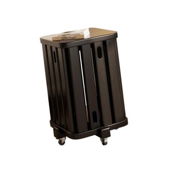 Generic Runde tragbare 4-in-1-Barhocker, stapelbare Massivholzhocker, platzsparend, for Nachttisch, Sofa, Beistelltisch, Schlafzimmer, Computerr&auml;ume(Color 2)