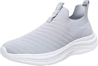 Generic Chaussures de sport l&eacute;g&egrave;res pour homme : chaussures de sport en maille Chaussures de jogging respirantes Semelle souple Chaussures dentra&icirc;nement Slip 