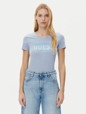 Guess T-Shirt W5GI14 J1314 Blau Regular Fit