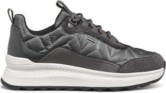 Geox Femme D Spherica Actif X2 Basket, Gris foncé, 42 EU