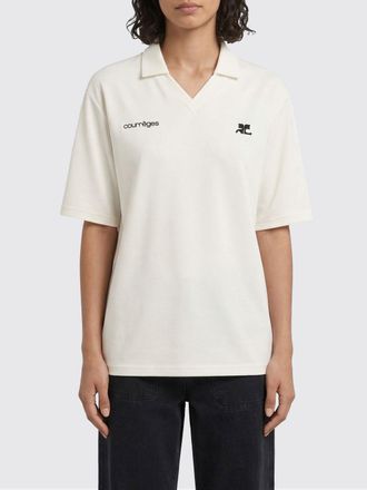 Courr&egrave;ges Polo COURR&Egrave;GES Femme couleur Blanc