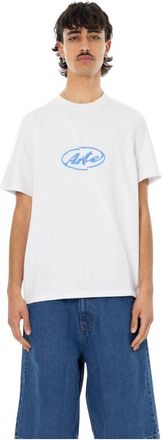 Arte Homme, Tops, Blanc, Taille: M Circle Logo Tee