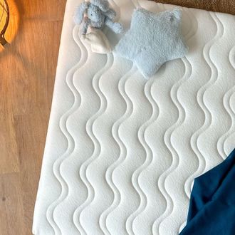 Kadolis COCOLEGEND Laufgittermatratze - 95x75x5 cm - Herz 100% nat&uuml;rlich Cocolatex - Baby Laufgittermatratze - Abnehmbarer, waschbarer Bezug - Oeko-TEX