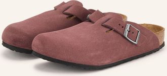 Birkenstock Pantoletten Boston Kids Leve Pepper Suede Leather rosa