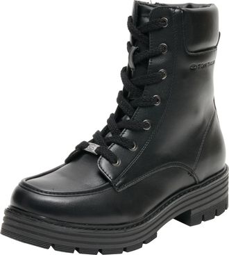 Tom Tailor Tom Tailor Damen 4290130023 Mode-Stiefel, Black, 39 EU