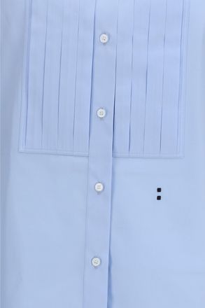 Fendi Womens Cotton Poplin Shirt Light Blue