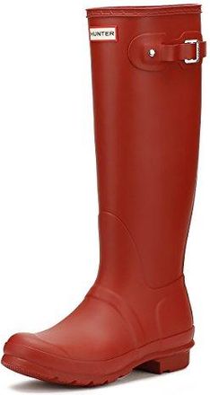 Hunter Original Tall, Bottes femme, Rouge (hunter Red), 37 EU