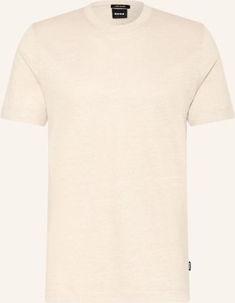 HUGO BOSS T-Shirt Thompson Mit Leinen beige