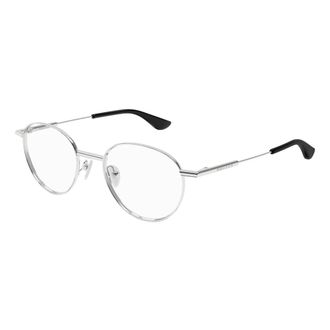 Alexander McQueen Stylische Brille Am0502O Schwarz - - Accessories - unisex - Grau - 49 MM