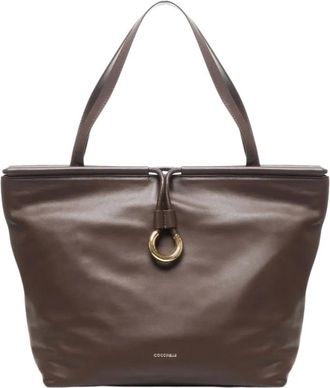 Coccinelle Femme, Sacs, Brun, Taille: ONE Size Handbag Smooth Leather