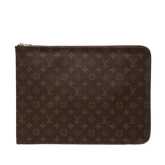 Louis Vuitton Pre-owned Monogram Canvas Clutch - - Pre-owned - Damen - Braun - ONE SIZE