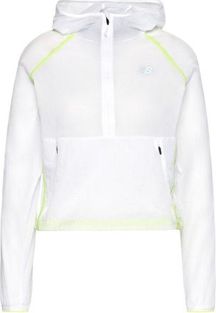 New Balance Technisches Sweatshirt WJ01268 Wei&szlig; Relaxed Fit