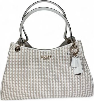 Guess Femme, Sacs, Gris, Taille: ONE Size Mirema Woven Shopper