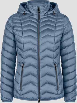 Barbara Lebek Steppjacke &Uuml;bergangsjacke, Herbstjacke oder Damenjacke mit abnehmbarer Kapuze