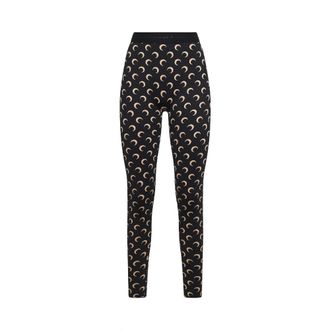 Marine Serre Moon Printed Leggings - - Trousers - Damen - Mehrfarbig - S