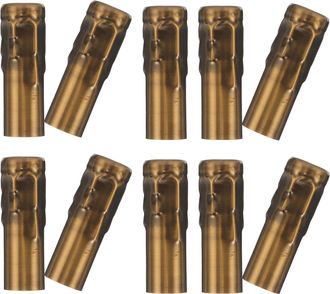 DOITOOL 10 St&uuml;ck Teiliges Vintage Kerzenh&uuml;lsen aus Eisen Metall Kronleuchter Lampenfassung Abdeckungen Langlebige Kerzensockelh&uuml;llen f&uuml;r DIY Deckenleuchte Woh