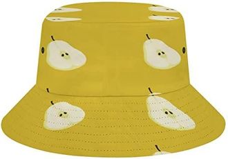 DJNGN Chapeau bob Poire pour lété, Unisexe, pour Femme et Homme, idéal pour la Plage, Le Soleil, Les Sports de Plein air et Les Voyages