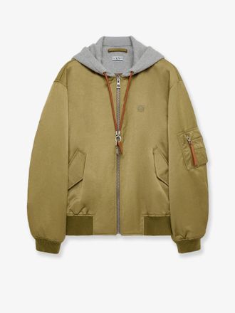 Loewe Technical fabric bomber with hood - LOEWE - gender_Man