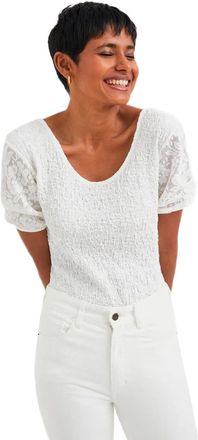 Desigual Womens Body_ALEJANDRIA T-Shirt, White, XL