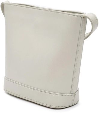 Celine Hobo Bags - Small Smooth Calfskin Cuir Triomphe Bucket Bag - Gr. unisize - in Grau - f&uuml;r Damen