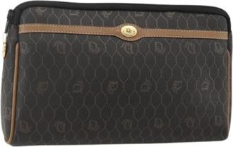 Dior Pre-owned Canvas Clutch Bag - - Pre-owned - Damen - Schwarzk - ONE SIZE